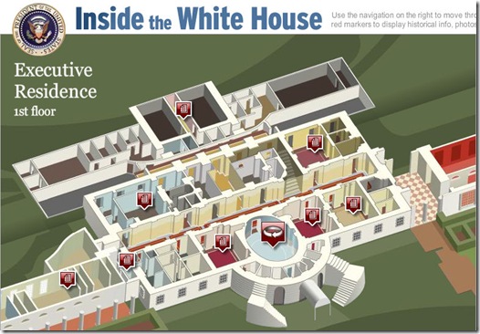 White House Inside Map